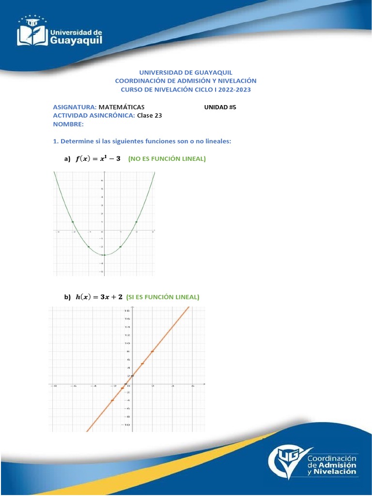 Tarea - U5 - Clase 23 - S7 | PDF