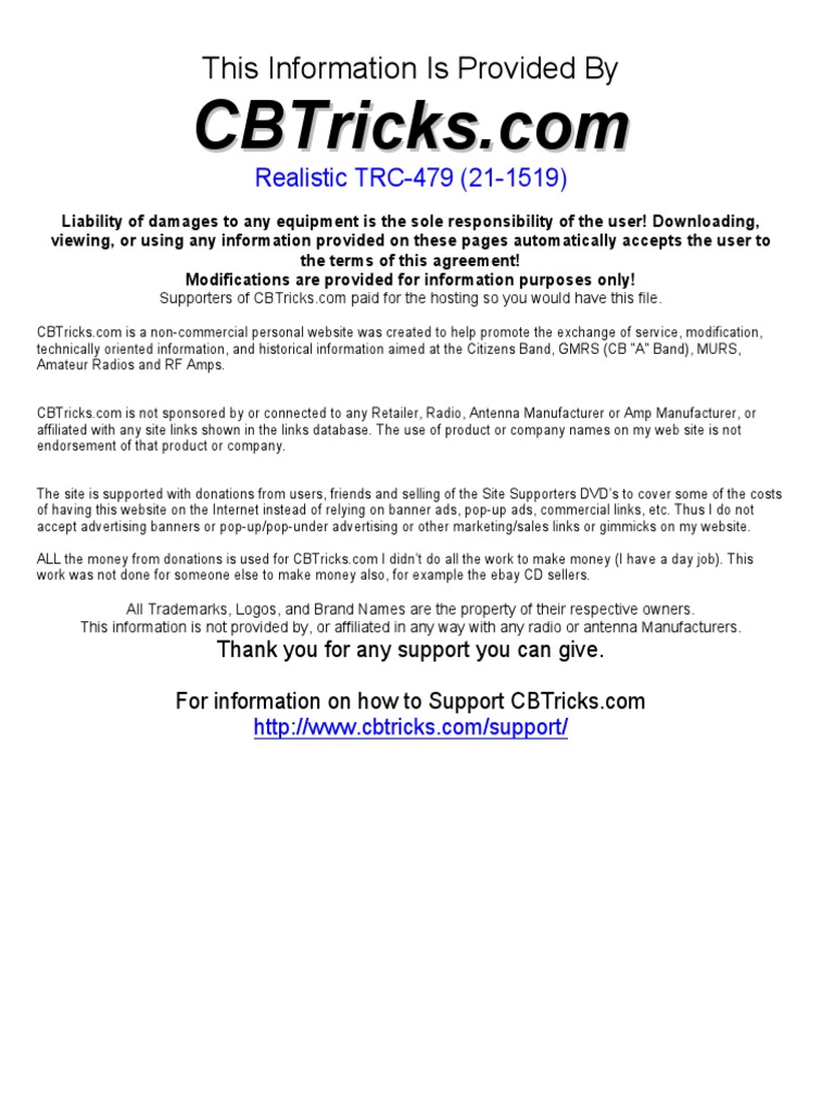 CB Radio Enthusiast Guide | PDF | Finance & Money Management | Computers