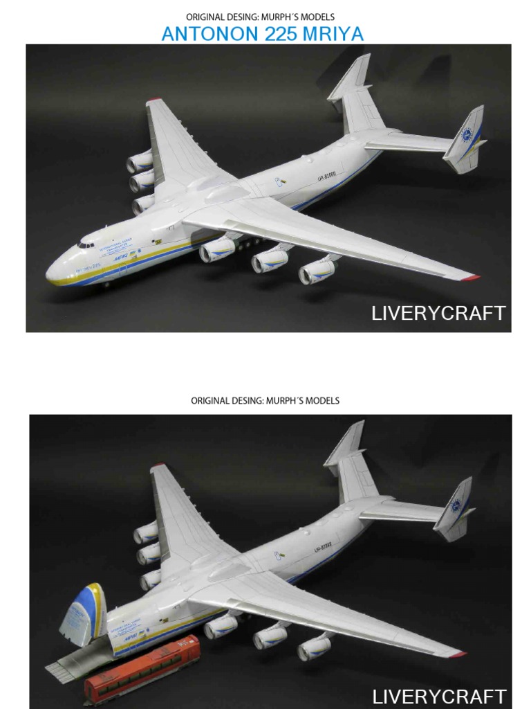 Antonov An-225 Mriya Papercraft Guide | PDF | Aircraft Configurations ...