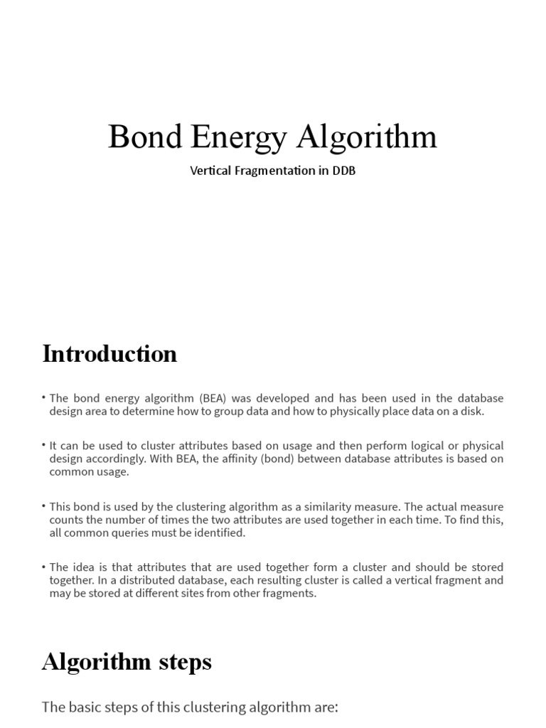 BEA Algorithm | PDF
