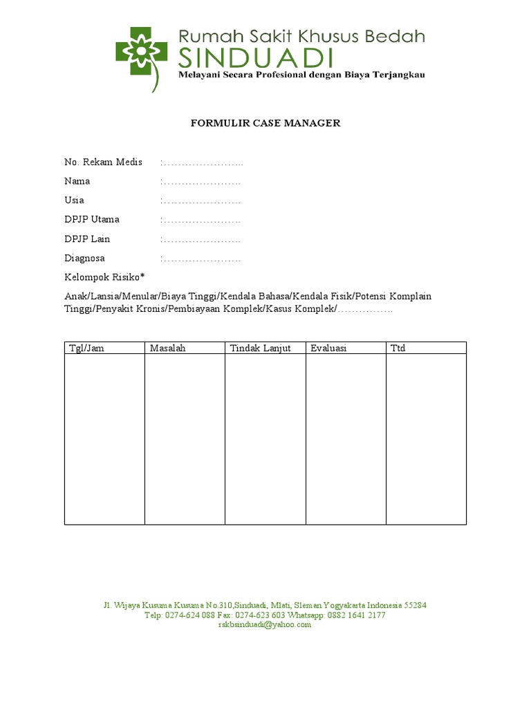 Formulir Perencanaan MPP (Lusi) | PDF