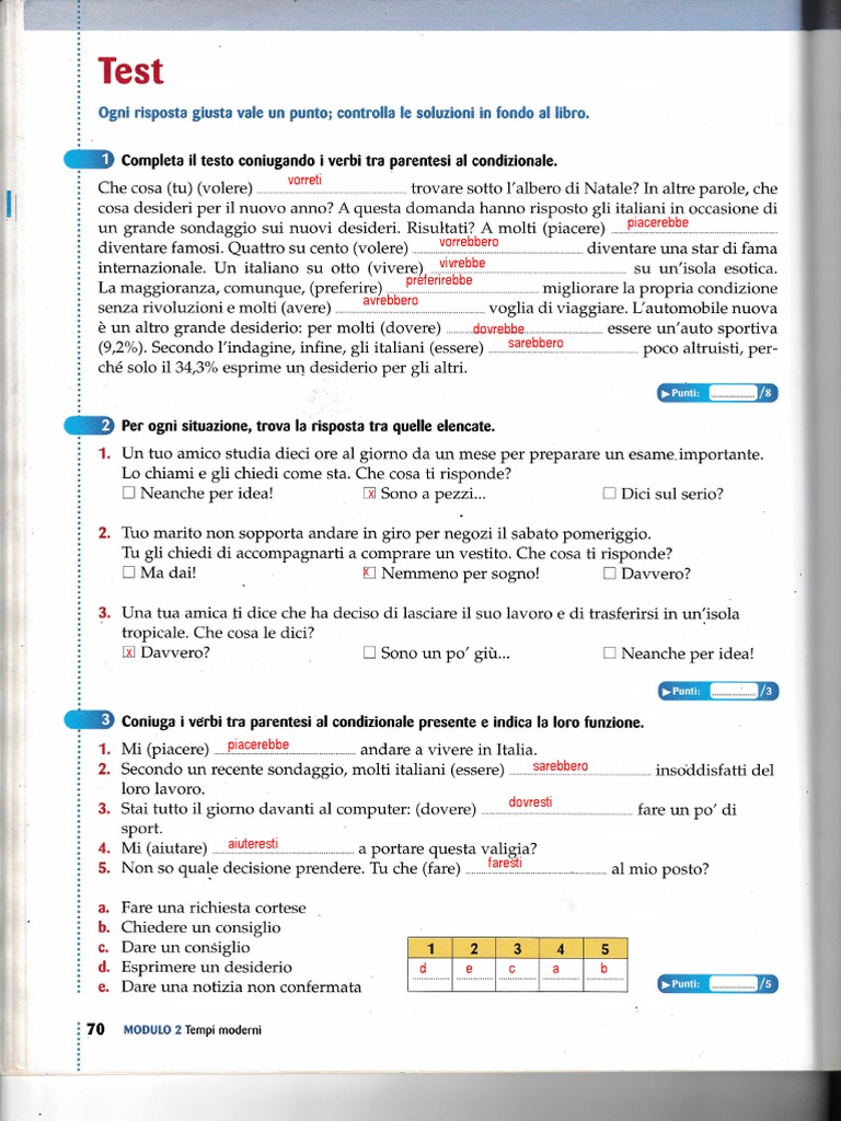 Esame Unita' 3 e 4 B1 | PDF