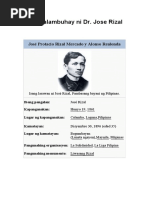 100 Facts About DR Jose Rizal | PDF