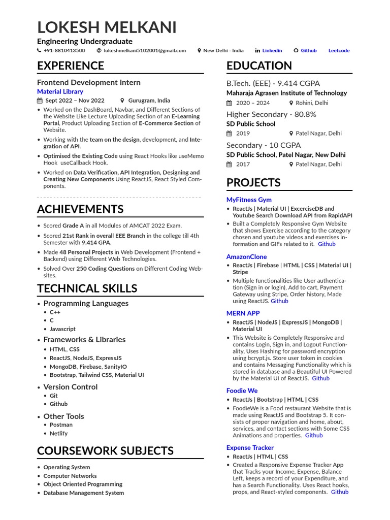 Lokesh Resume | PDF | Bootstrap (Front End Framework) | Computing