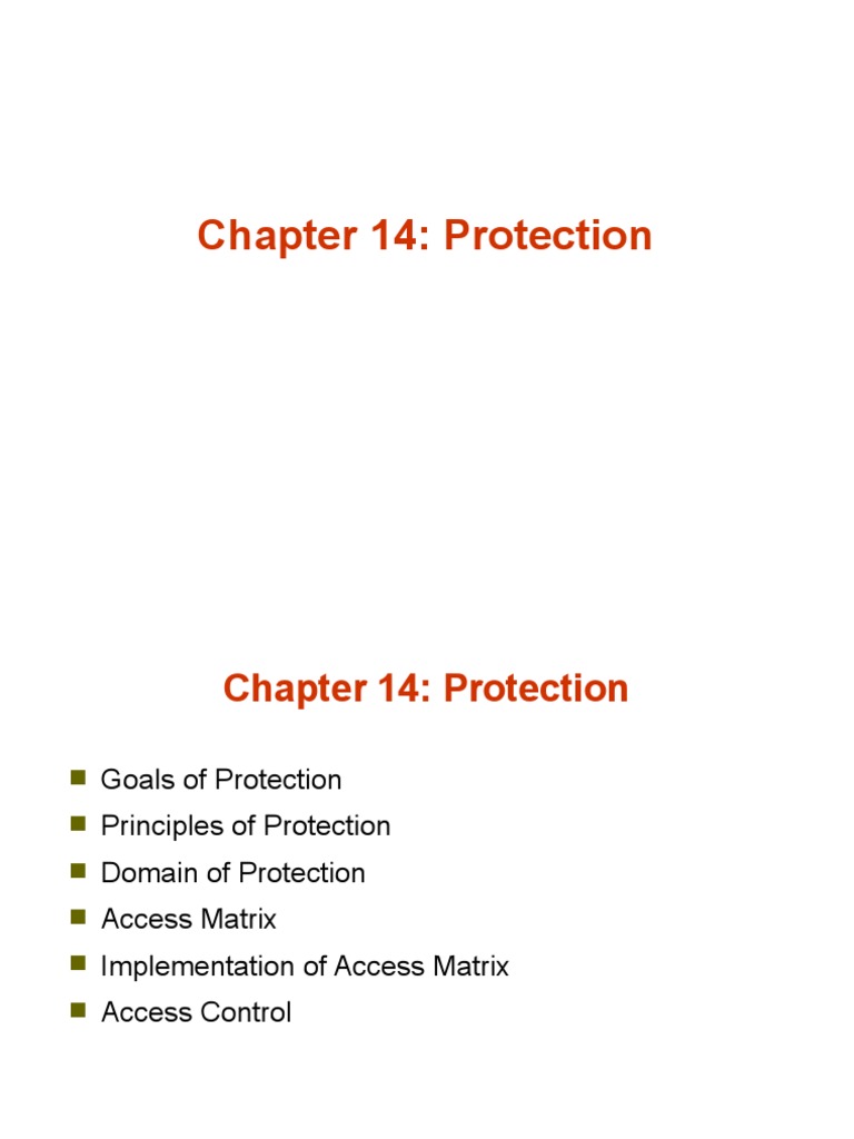 Unit 5 Chapter 3 | PDF | Process (Computing) | Computer Access Control