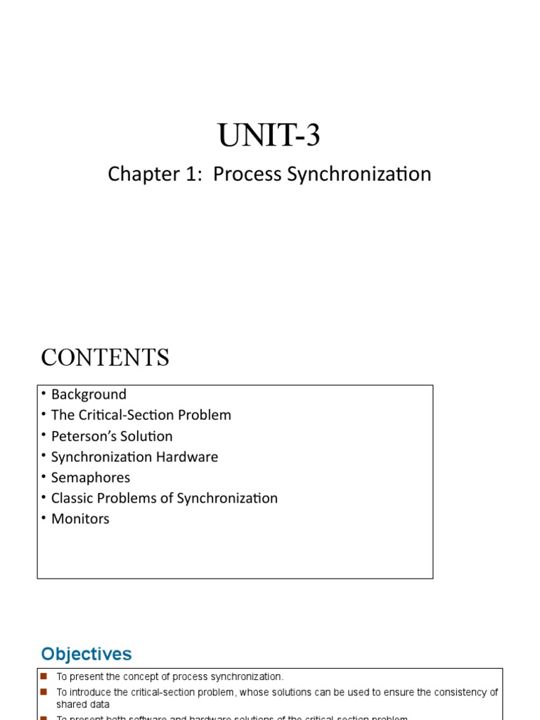 Os Unit-3 Chapter-1 | PDF