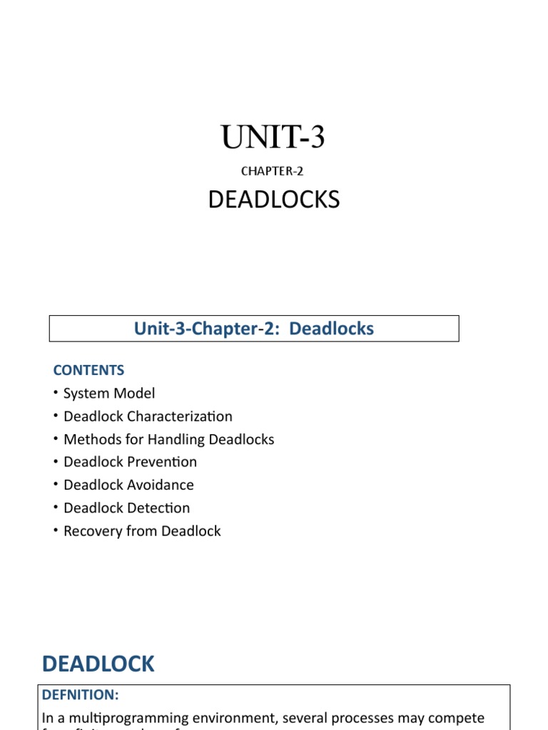Os Unit-3 Chapter-2 | PDF | Process (Computing) | Computer Engineering