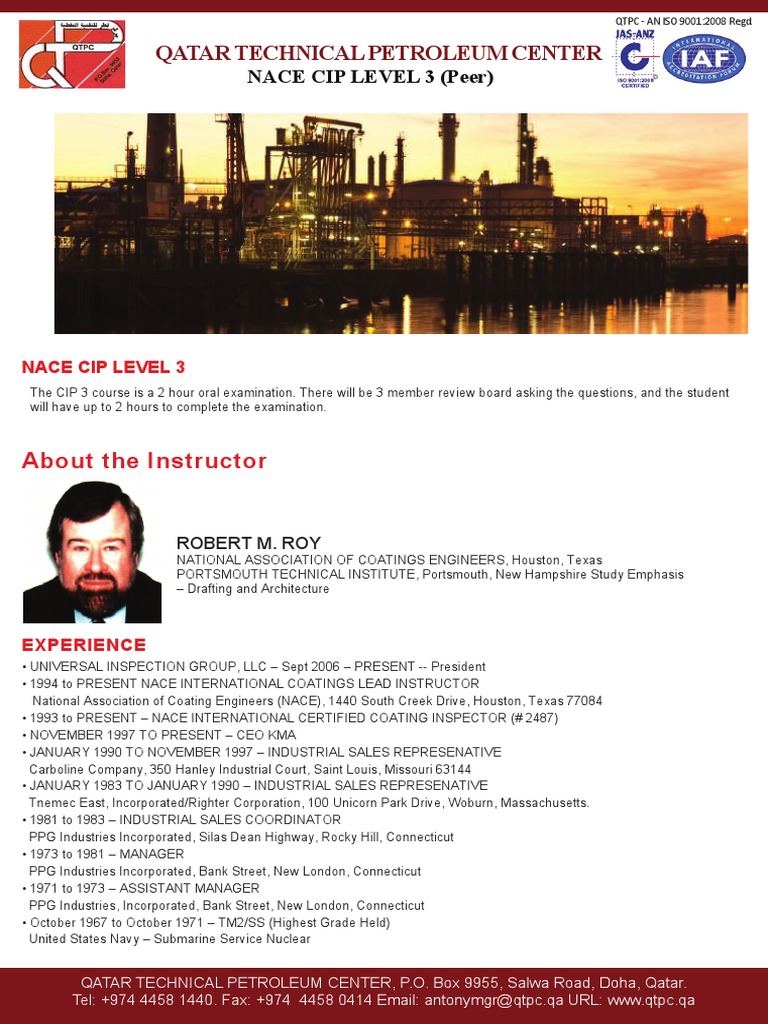 Nace Cip Level 3 Qtpcqtpcqapdfnace Cip Level 3pdfpdf Filenace | PDF