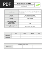 HDD Method of Statement | PDF | Tunnel | Civil Engineering