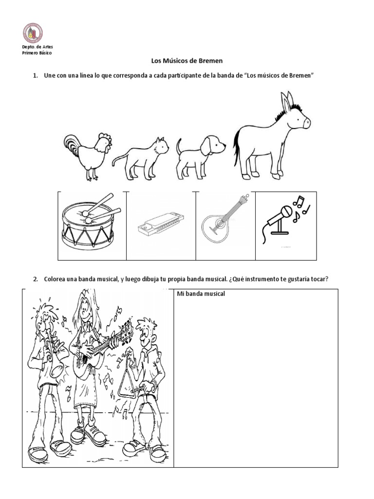 Actividades de Los Músicos de Bremen | PDF