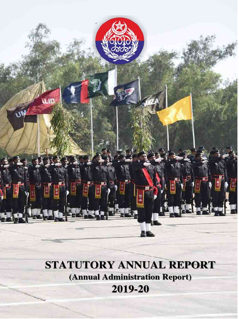 Annual Statutory Report 2019-20 | Download Free PDF | Police | Logistics