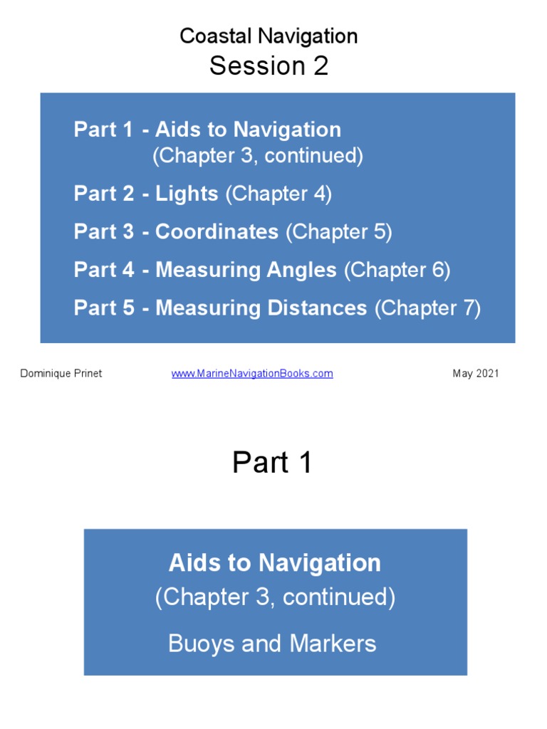 Coastal Nav PPT Session 2 May 2021 | PDF | Navigation | Earth Sciences