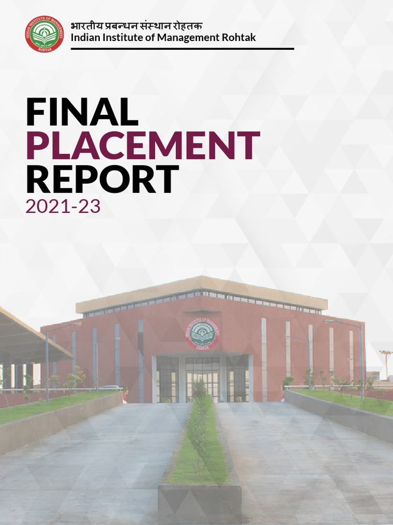 Placement Report 2021-23 | Download Free PDF | Companies | Financial Services
