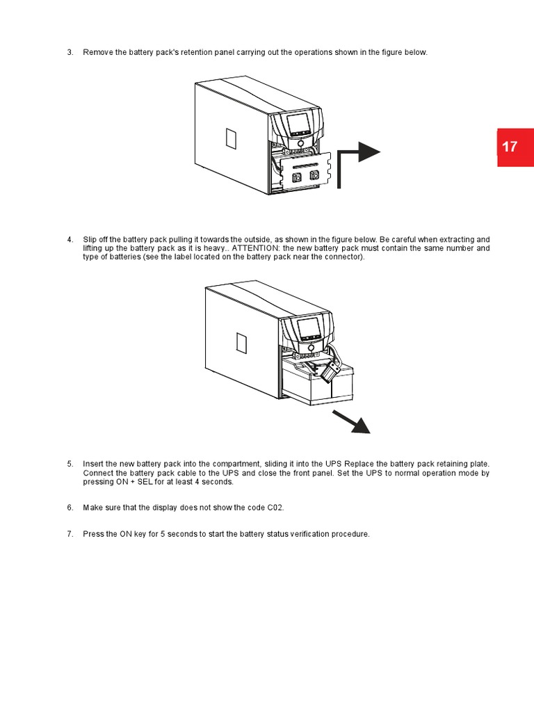 UPS Installation Procedure 4 | PDF | Mains Electricity | Power Inverter