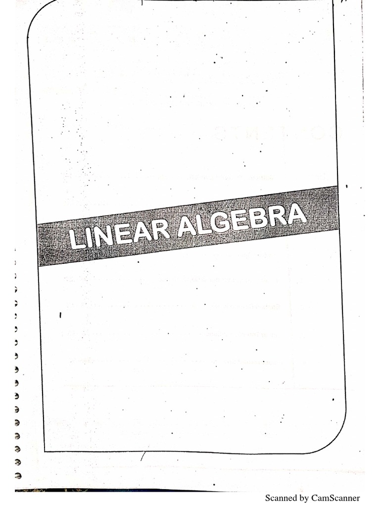 CAREER ENDEAVOUR-Linear Algebra (Topic Wise Questions) | PDF