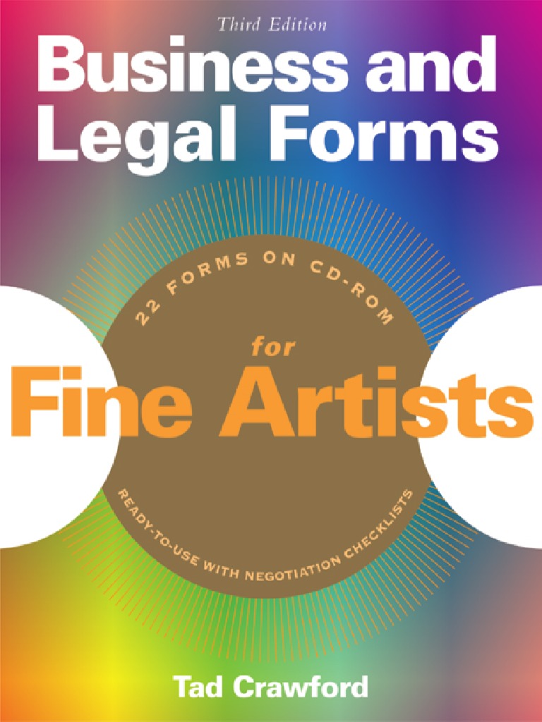 Business and Legal Forms For Fine Artists (3rd Edition) by Tad Crawford ...