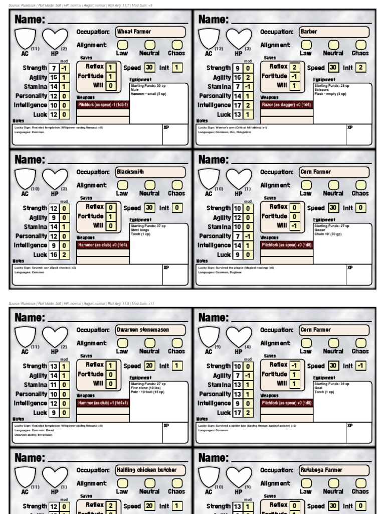DCC Character Sheet 2022-01-10 10-14-34 | PDF