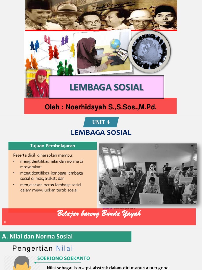 Peran Lembaga Sosial dalam Masyarakat | PDF