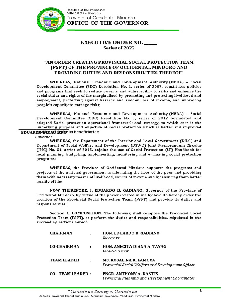 3 Creating PSPT and adopting Social Protection Handbook | PDF | Social ...