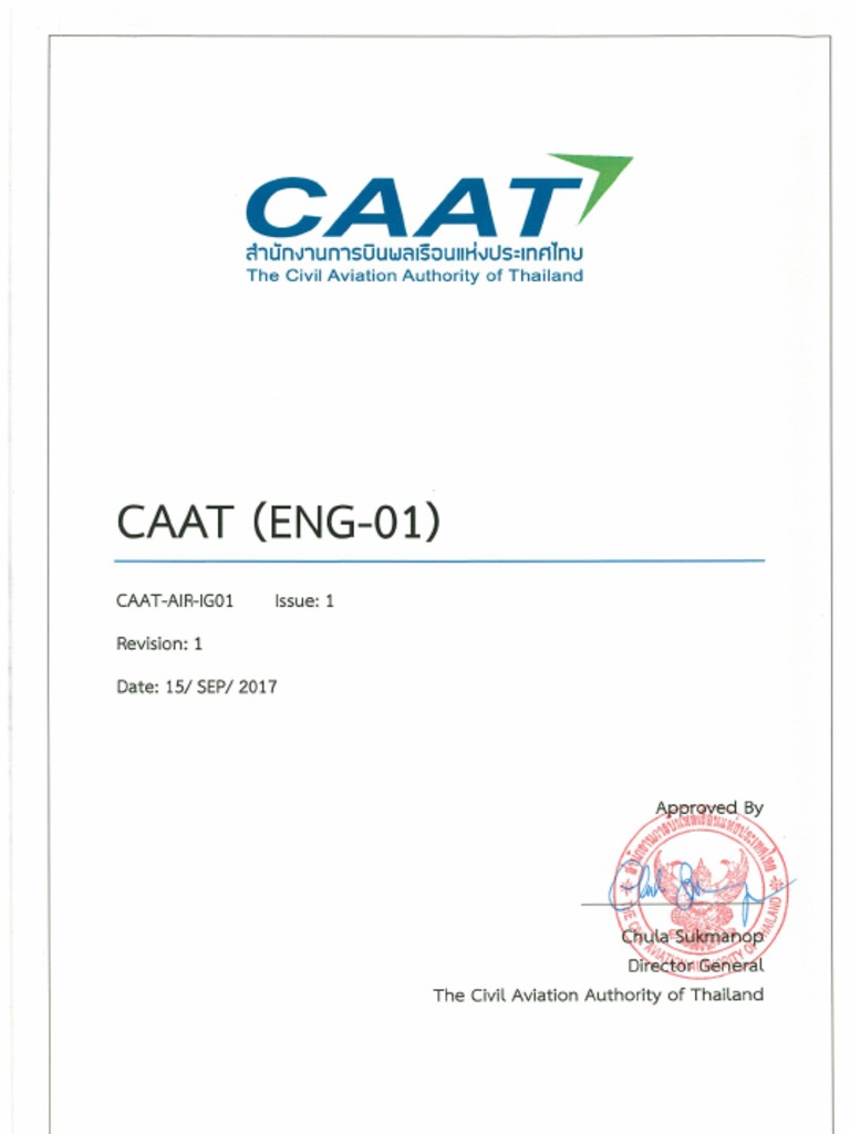 CAAT ENG 01 Aircraft Maintenance Schedules and Programmes Signed | Download Free PDF ...