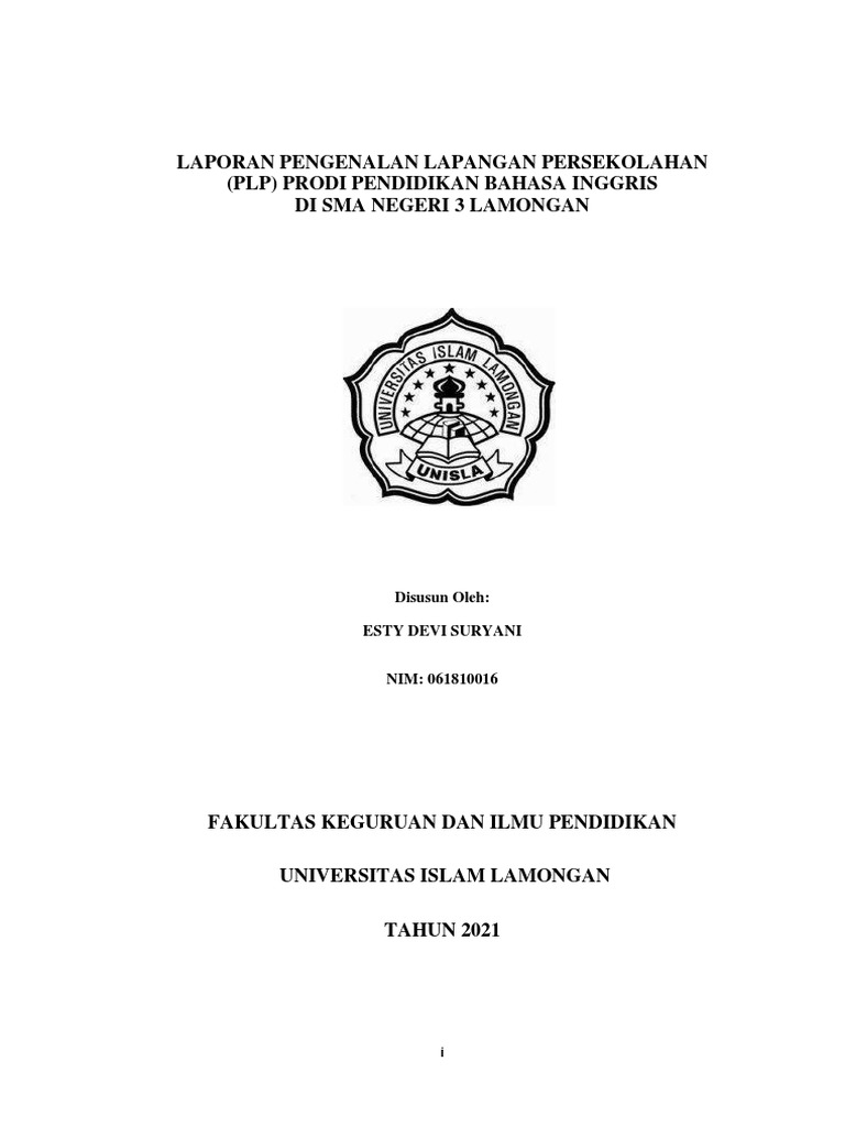 Laporan PLP | PDF