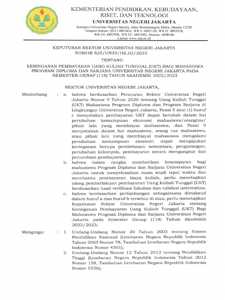 NO.525.SK UKT BG MHS SEMST GENAP 118 Ta.22 - 23 STPL | PDF