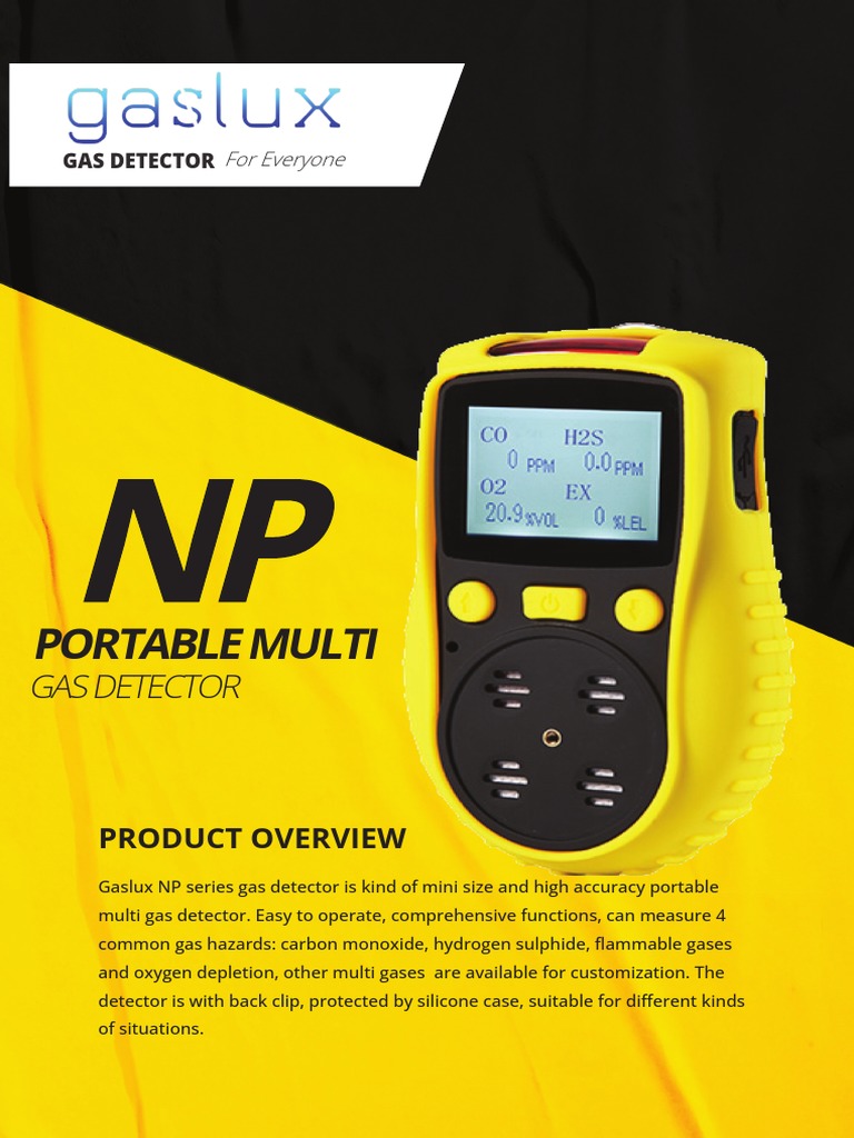 Brosur Gaslux NP PDF | PDF | Sensor | Chlorine