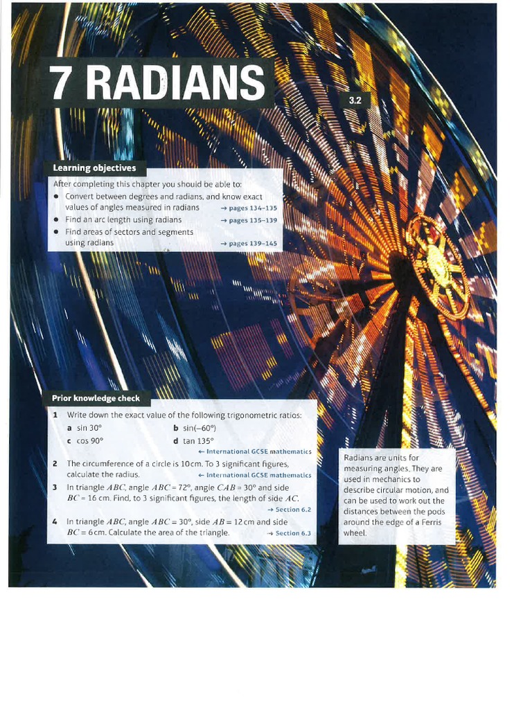 P1 Chapter Radians | PDF
