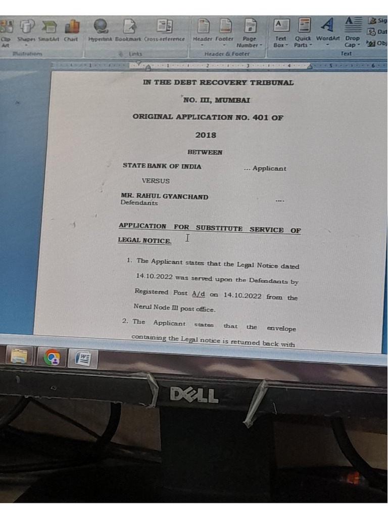 Application For Substitute Service of Paper Publications | PDF