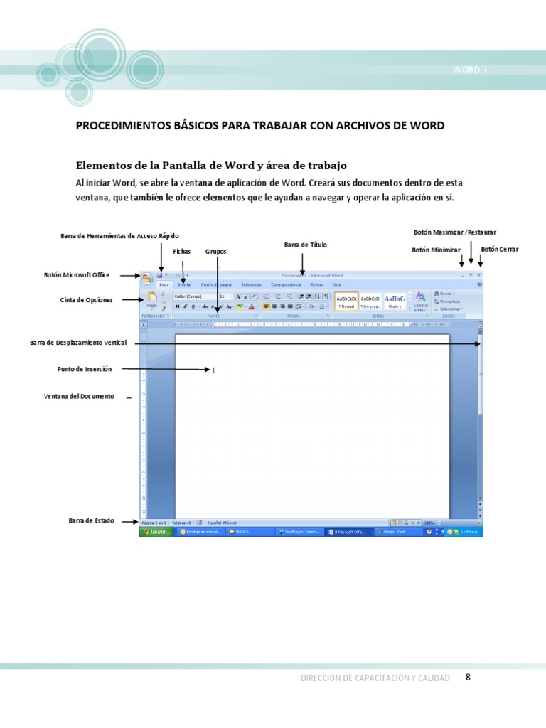 T2.3 Word1-8-30 | PDF | Ventana (informática) | Microsoft Word