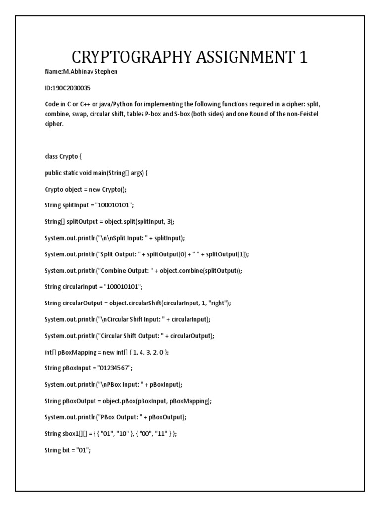 Crypto Functions Implementation Guide | PDF | Software Development ...