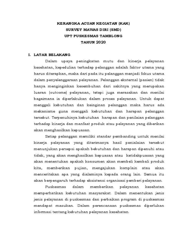 SURVEI KESEHATAN MASYARAKAT | PDF