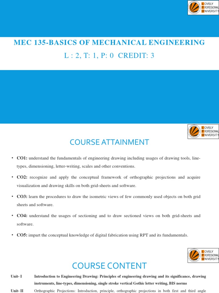 Zero Lecture MEC 135 | PDF | Engineering | 3 D Computer Graphics
