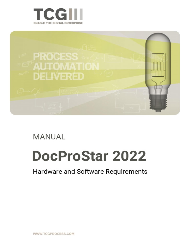 DocProStar 2022 Hardware Software Requirements | PDF