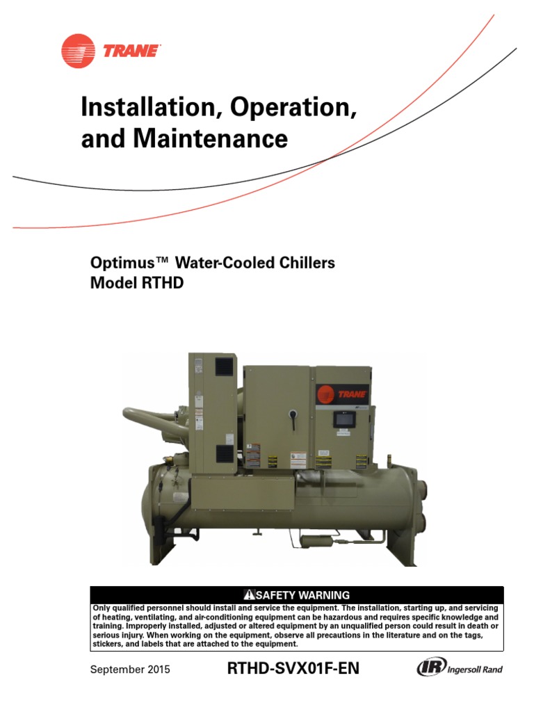 RTHD SVX01F en - 09222015 | PDF | Chlorofluorocarbon | Building Engineering