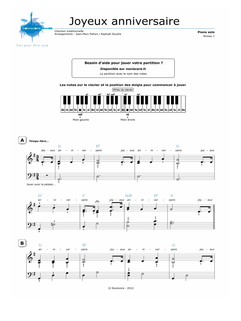 Joyeux Anniversaire | PDF