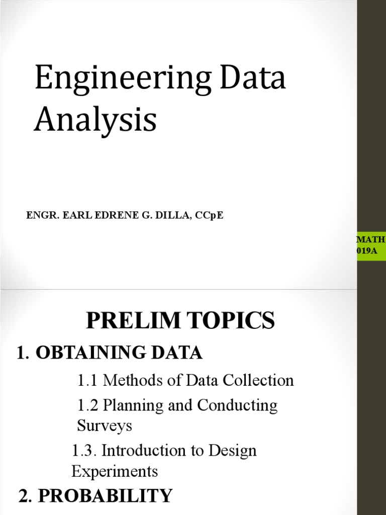 MATH019A Engineering Data Analysis410929053 MATH019A Engineering Data Analysis | PDF ...
