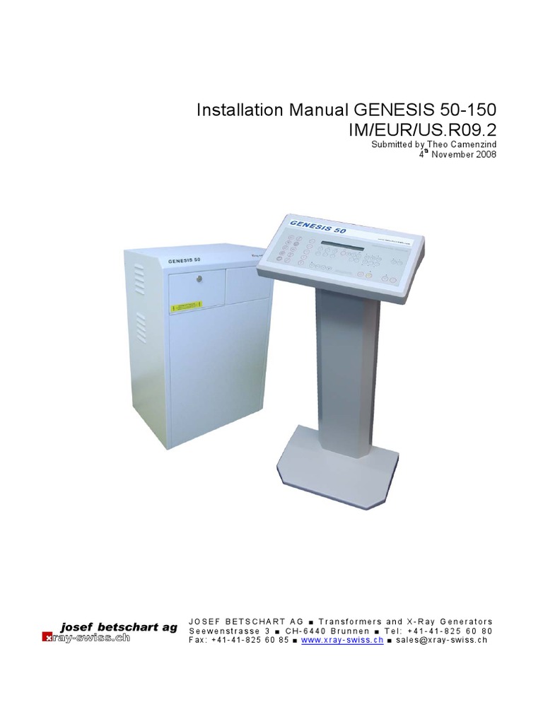 Manual Edition NR GENESIS. 09.2 | PDF | Electromagnetic Compatibility ...