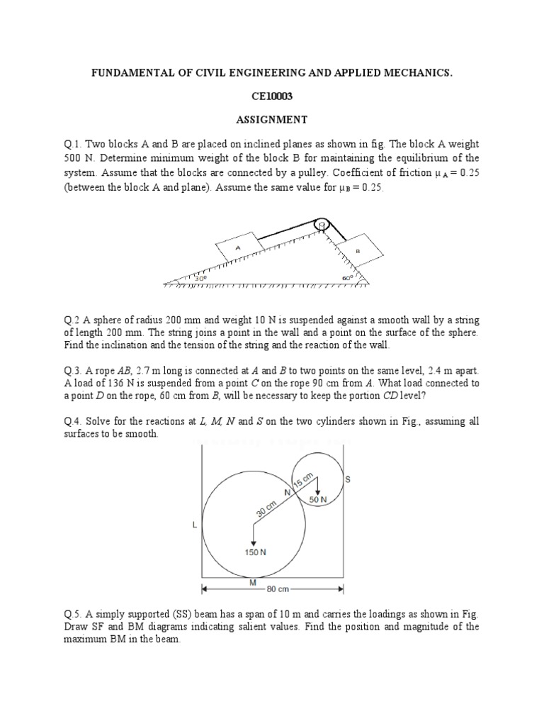1st Year Assignment | Download Free PDF | Compass | Metrology