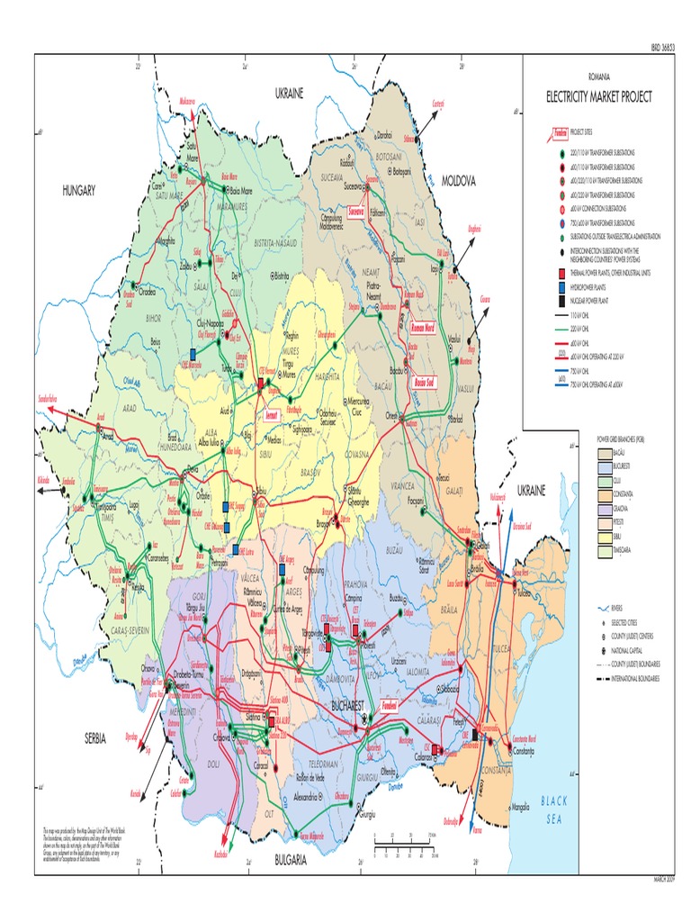 Romania Electricity Market Project | PDF | Power (Physics) | Energy Production
