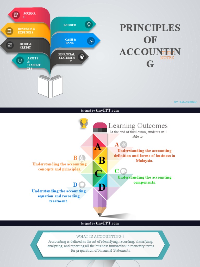 Accounting Principles and Concepts Guide | PDF | Debits And Credits ...