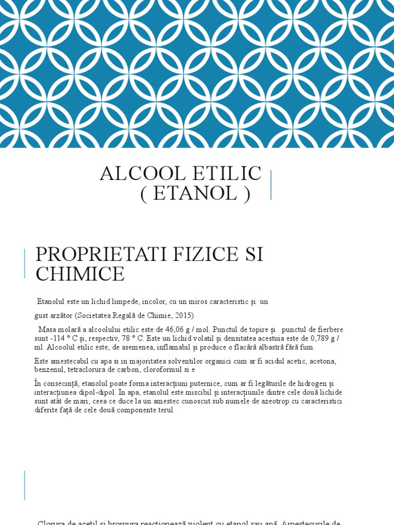 Alcool Etilic ETANOL | PDF