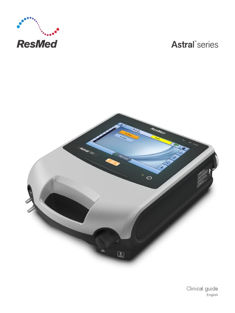 Astral 100 150 Clinical Guide | PDF | Menu (Computing) | Breathing