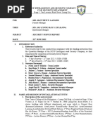 Sample Format of Security Survey and Inspection Report | PDF ...