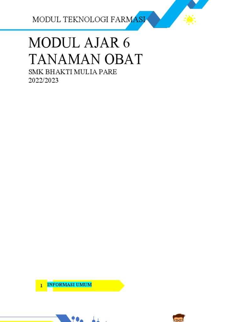 Modul Ajar 6 Tanaman Obat | PDF