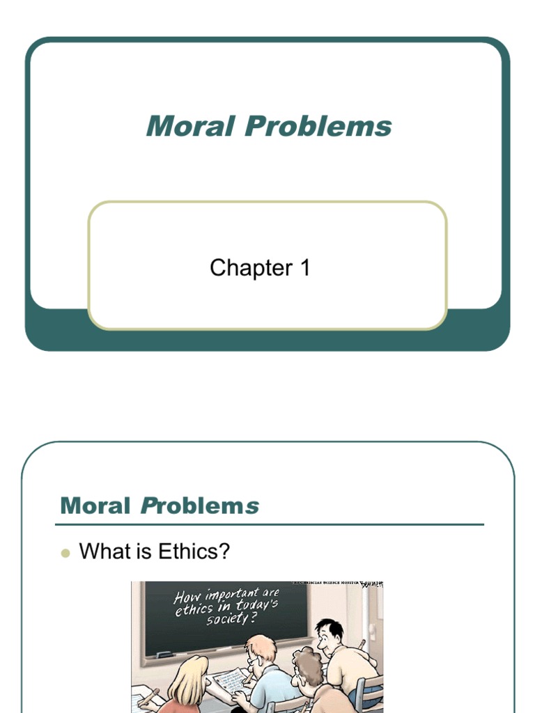 Moral Problems | PDF | Self-Improvement