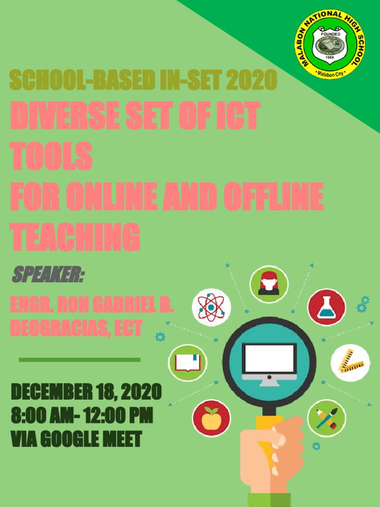 A Guide to a School-Based In-Service Training on Using Diverse ICT ...