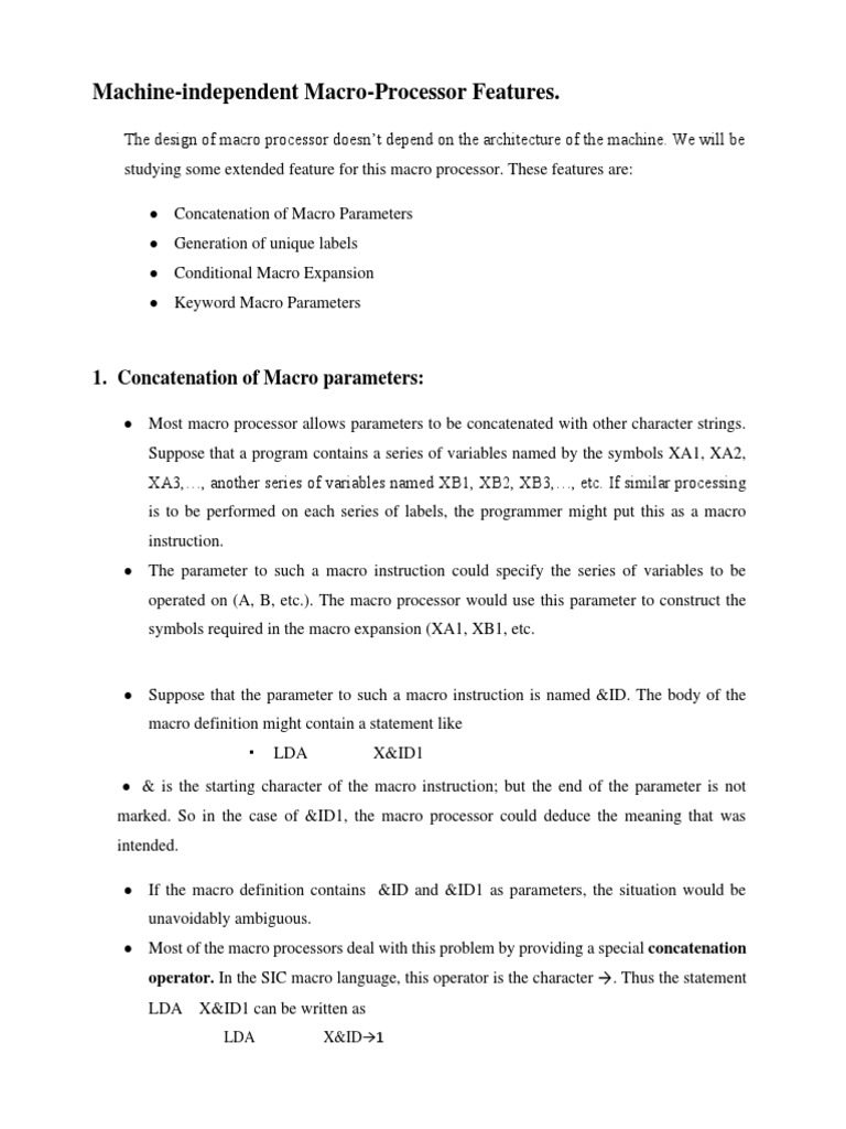 Module 5 Remaining Notes Pdf Macro Computer Science Parameter Computer Programming