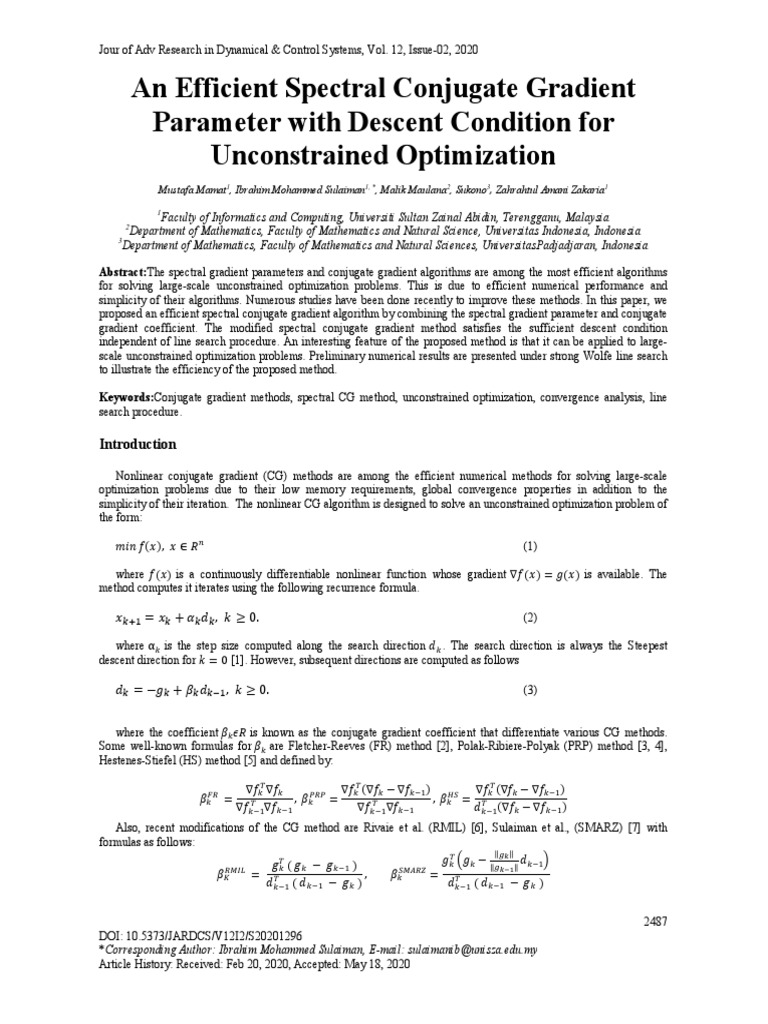 2487-2493 Jardcs | PDF | Mathematical Optimization | Numerical Analysis