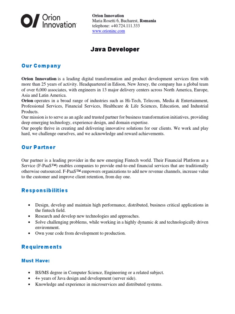 Java Developer - Tarya-1 | PDF | Spring Framework | Databases